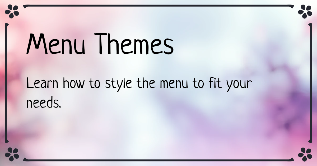 Menu Themes | Kando